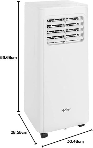 HAIER 8000 BTU Portable Air Conditioner White- QPFA08YBMW 84691886433 ...