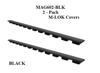 Magpul MLOK Rail Cover for M-LOK slots Type 1 - 2 Pack MAG602-BLK ...
