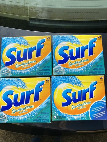 Surf Sparkling Ocean Washing Powders ,20 Load Boxes , Lot Of 4 | eBay