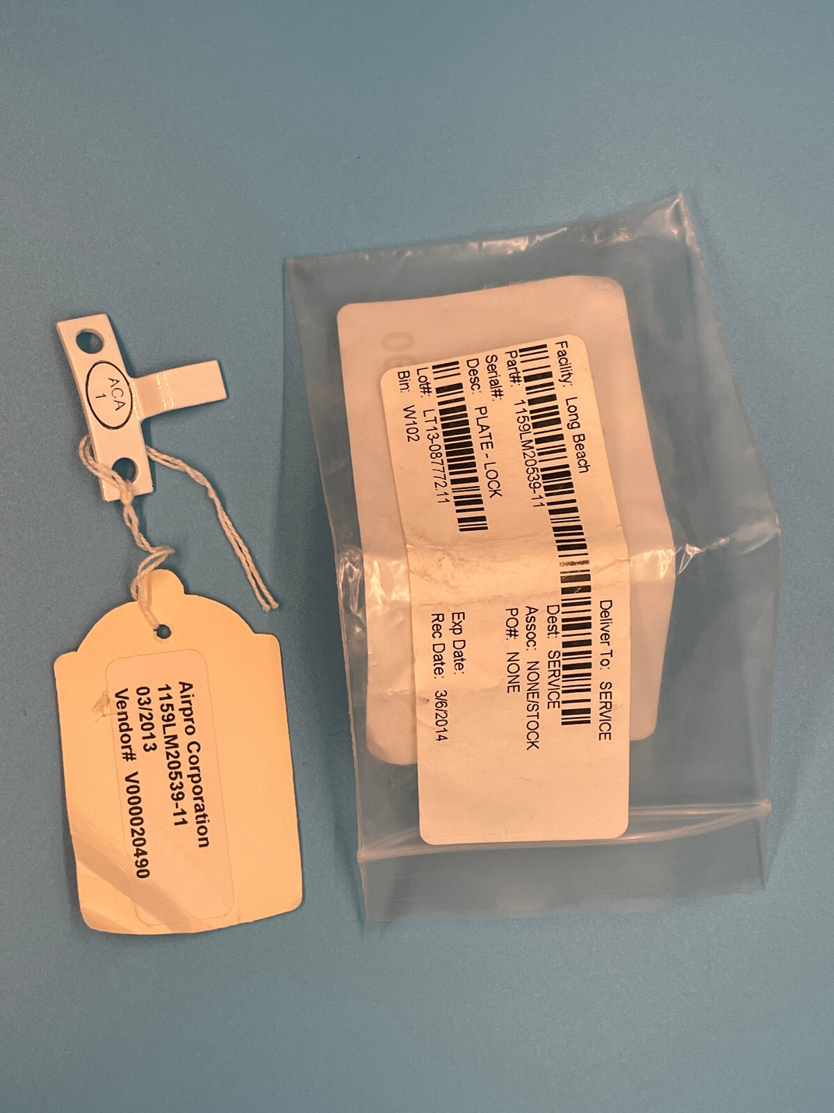 **NEW** GULFSTREAM PLATE (LOCK) P/N 1159LM20539-11 | eBay