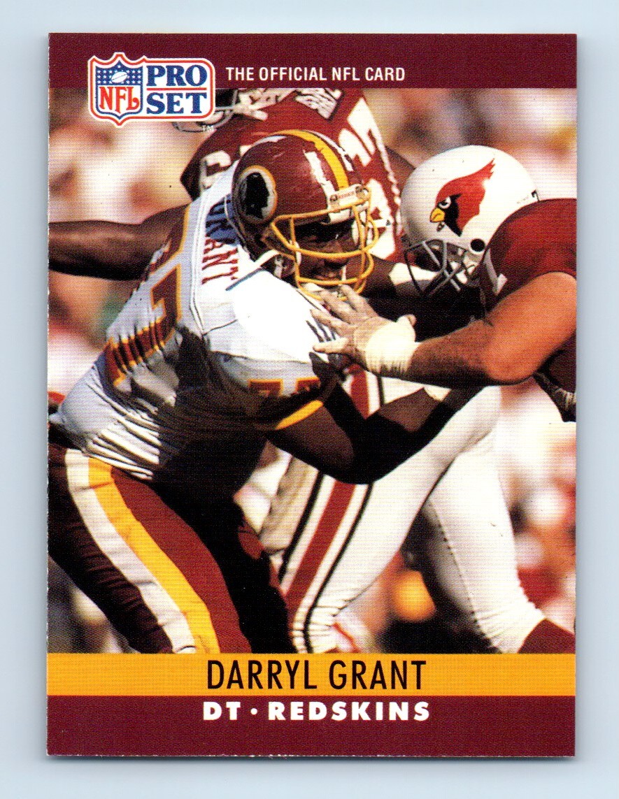 1990 Pro Set Darryl Grant Washington Redskins #322 | eBay