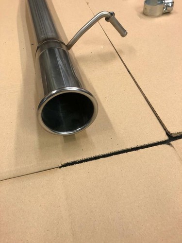 Ford Fiesta MK6 1.6 TDCi (2003-2008) Stainless Sports Exhaust Rear Back ...