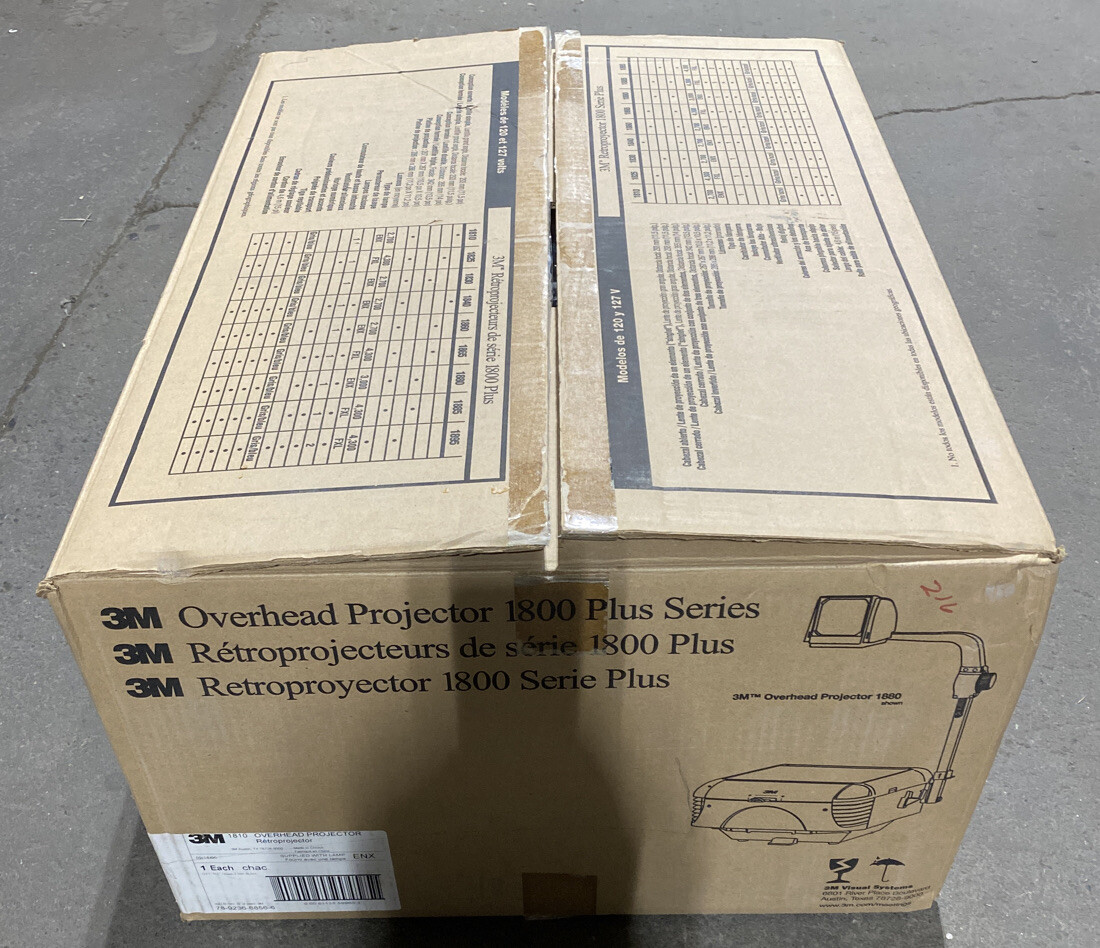 3M 1810 Overhead Projector 1800AJA 1800 Aja Tag WC for sale online | eBay