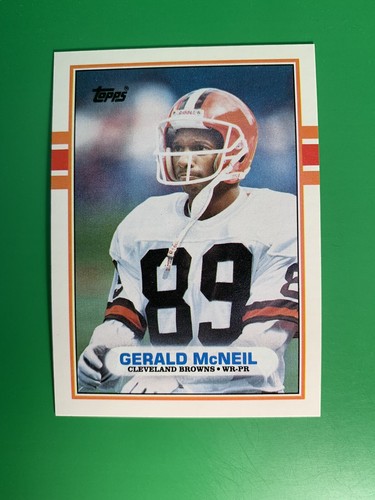 1989 Topps Gerald McNeil #88T Cleveland Browns | eBay