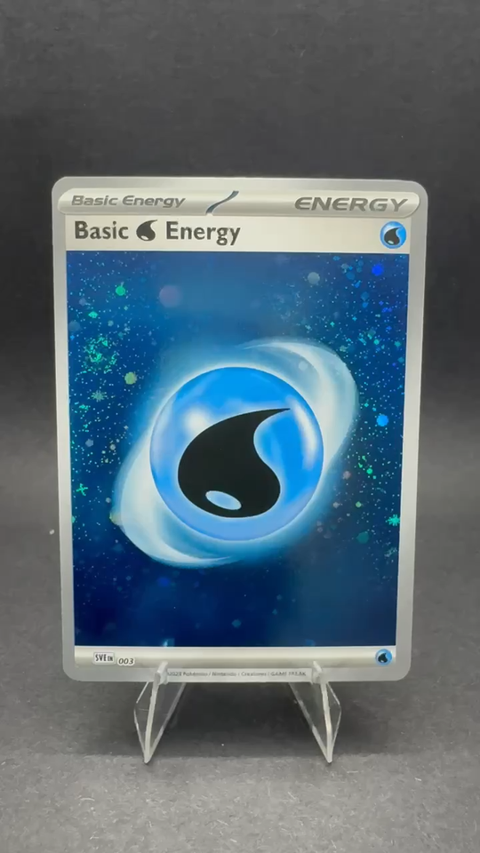 Basic Water Energy (Cosmos Holo) 003 Sv01: Scarlet & Violet Holo 4 ...