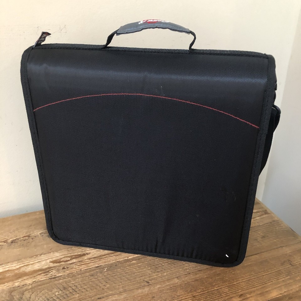 Case It Binder The Mighty Zip Tab 3-Ring Red Black Gray D-156-B | eBay
