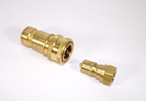 Parker Hydraulic Quick Connect BH2-60 Coupling with BH2-61 Nipple 1/4 ...