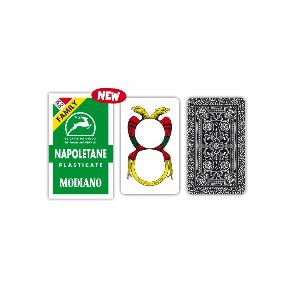 MAZZO 40 CARTE DA GIOCO NAPOLETANE MODIANO REGIONALI FAMILY SCOPA ...