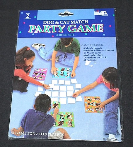 Amscan Dog & Cat Match Party Game | eBay