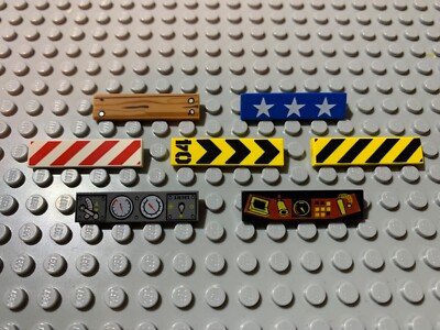 LEGO Parts 2431 (2pcs) Tile 1x4 W/printed Designs Choose Type | eBay