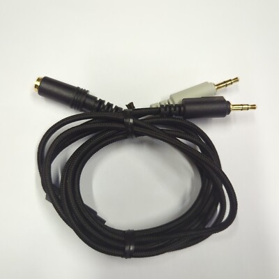 NEW Altec Lansing Headset & Mic Splitter Cable 3.5mm 1.4m (55in long ...