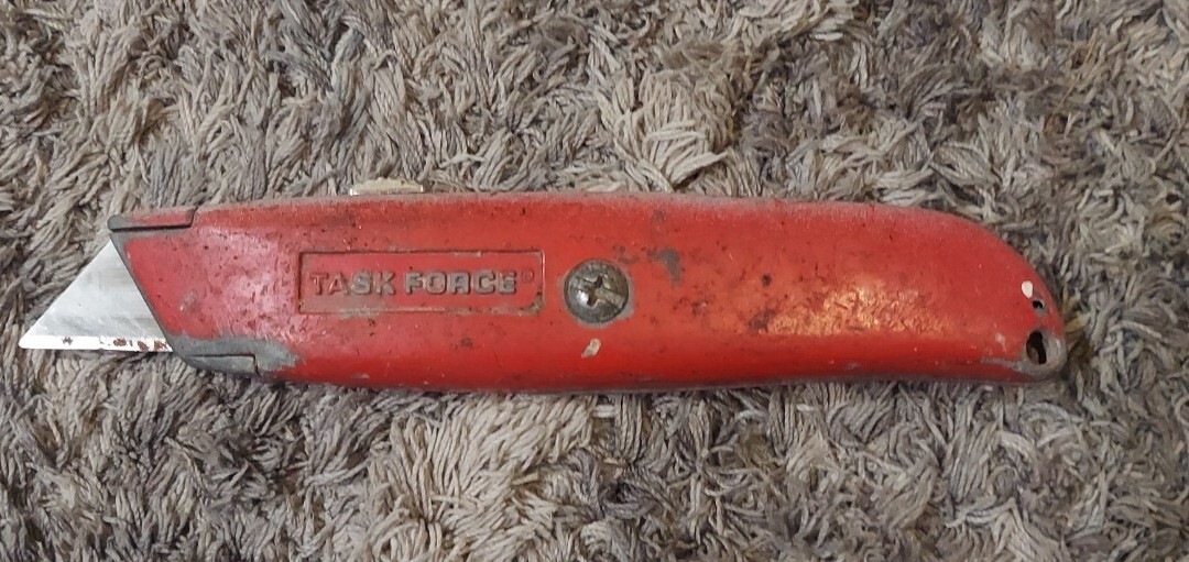 Vintage Task Force Retractable Box Knife Cutter | eBay