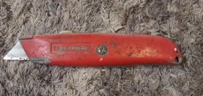 Vintage Task Force Retractable Box Knife Cutter | eBay