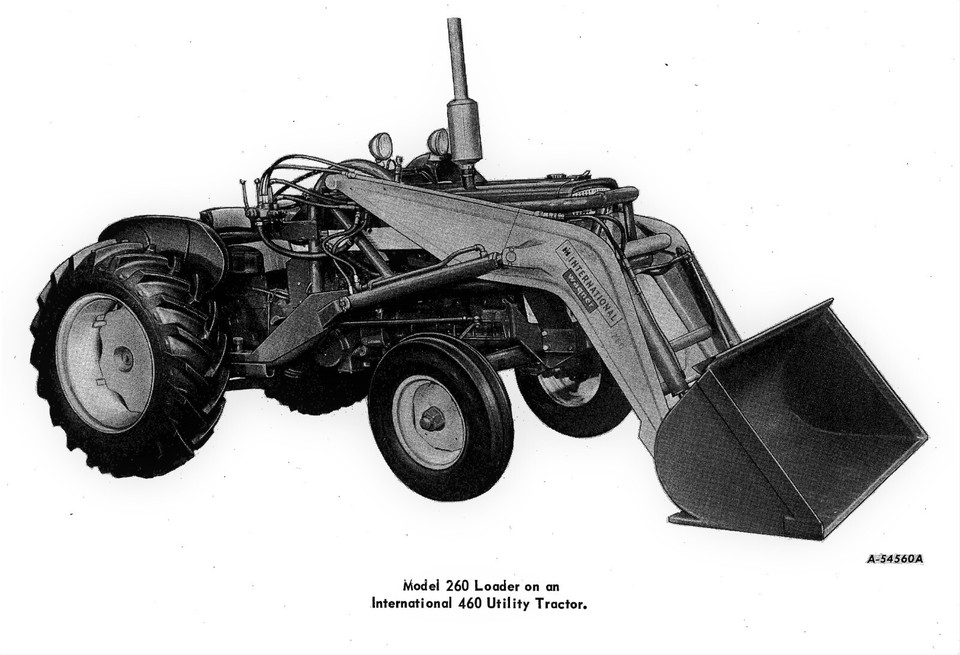 IH Wagner Front End Loaders & Backhoe Owners Manual for International ...