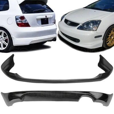 [SASA] 2x Combo for 02-05 Honda Civic Si EP3 3dr CTR PU Front +Rear ...