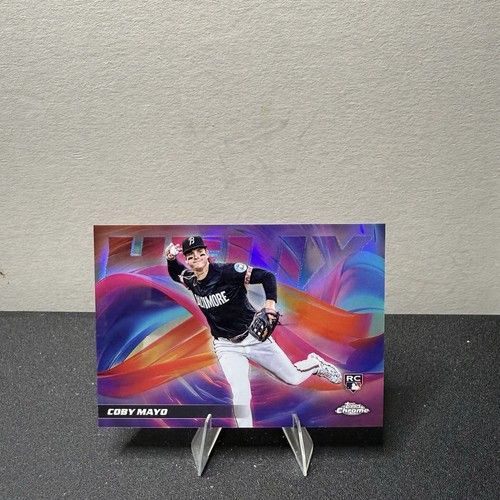 2025 Topps Chrome Baseball Coby Mayo Helix SSP | eBay