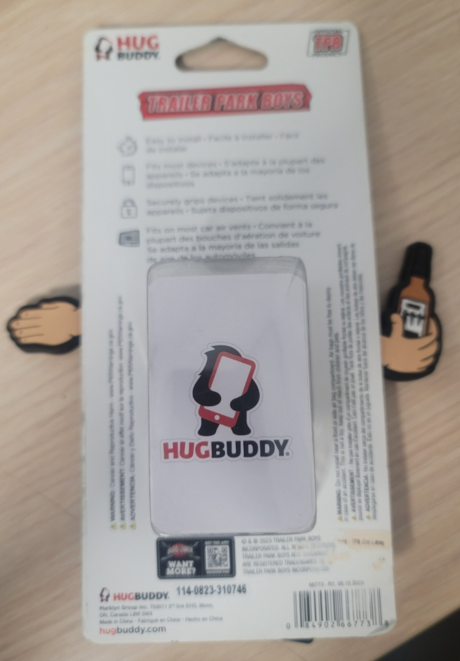 Hug Buddy, Trailer Park Boys-JIM LAHEY, Universal Vent Clip/Phone ...