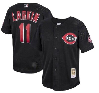 Mitchell & Ness Cincinnati Reds #11 Baseball Jersey New Mens Mitchell & Ness Cincinnati Reds #11 Baseball Jersey New Mens