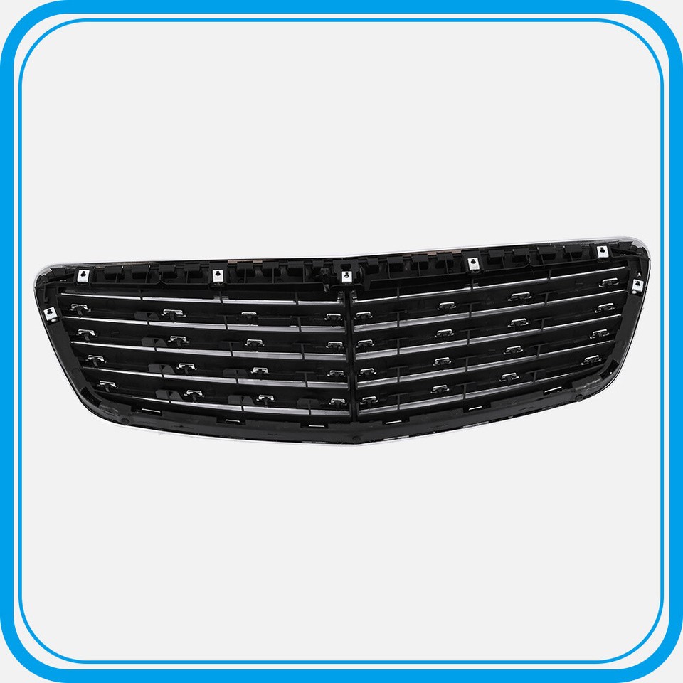 Fits 07-09 Mercedes W221 S550 S450 Front Hood Radiator Grille Chrome | eBay