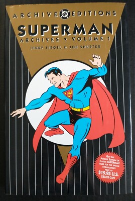 DC Comics Archive Editions Superman Archives Volume #1 Jerry Siegel, Joe Shuster | eBay