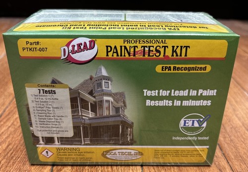 D-LEAD LEAD PAINT TEST KIT 7 TESTS PER KIT - PTKIT-007 | eBay