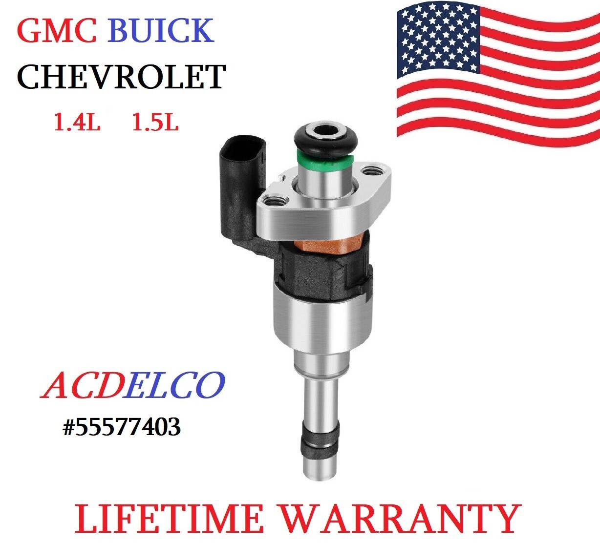 SINGLE OEM ACDelco Fuel Injector For 2018-2019 GMC Terrain 1.5L TURBO ...