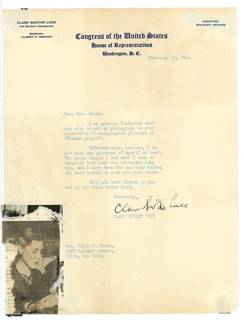 Claire Booth Luce Affairs