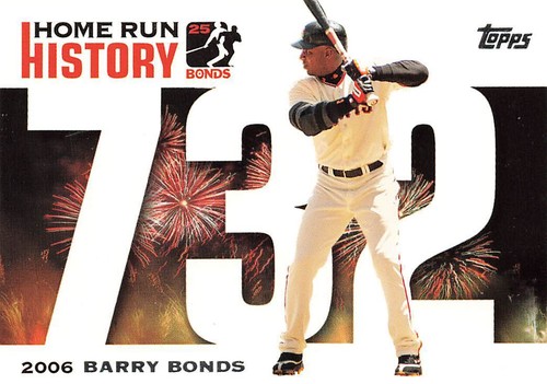 2006 Topps Updates & Highlights #BB 732 Barry Bonds Barry Bonds Home ...