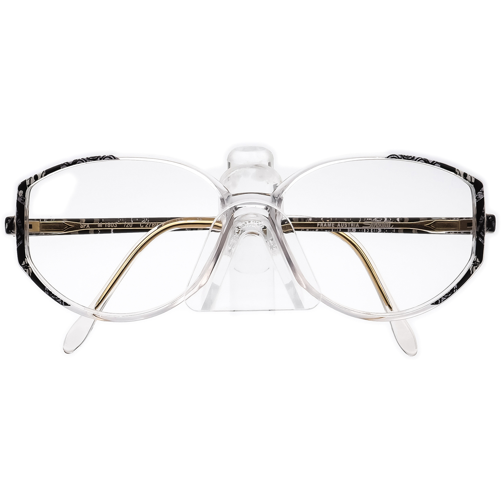 Silhouette Eyeglasses SPX M1803 /20 C2789 Clear/Black Frame Austria 54 ...