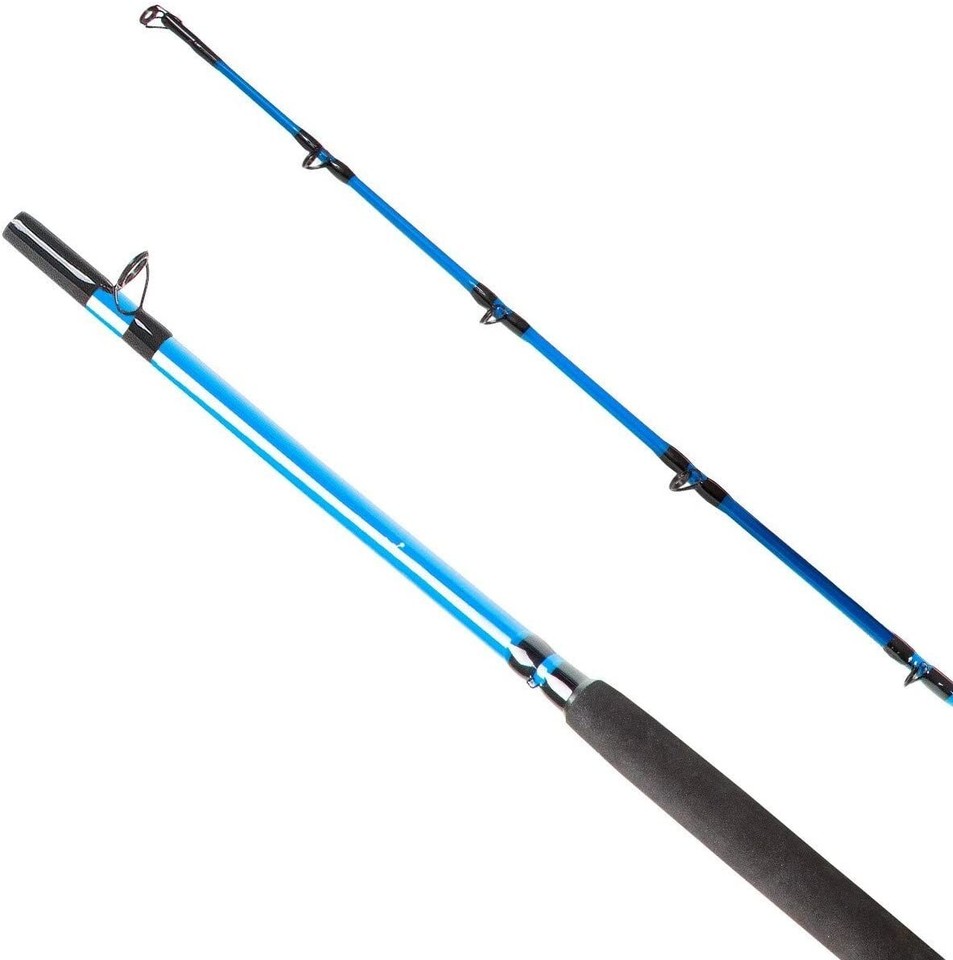 2 X FLADEN FISHING BOAT RODS + REELS MULTIPLIER SET 6 FT FISSION BOAT ...