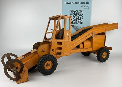 Vintage Nylint 1800 Pressed Steel Adams Travel Loader Construction ...