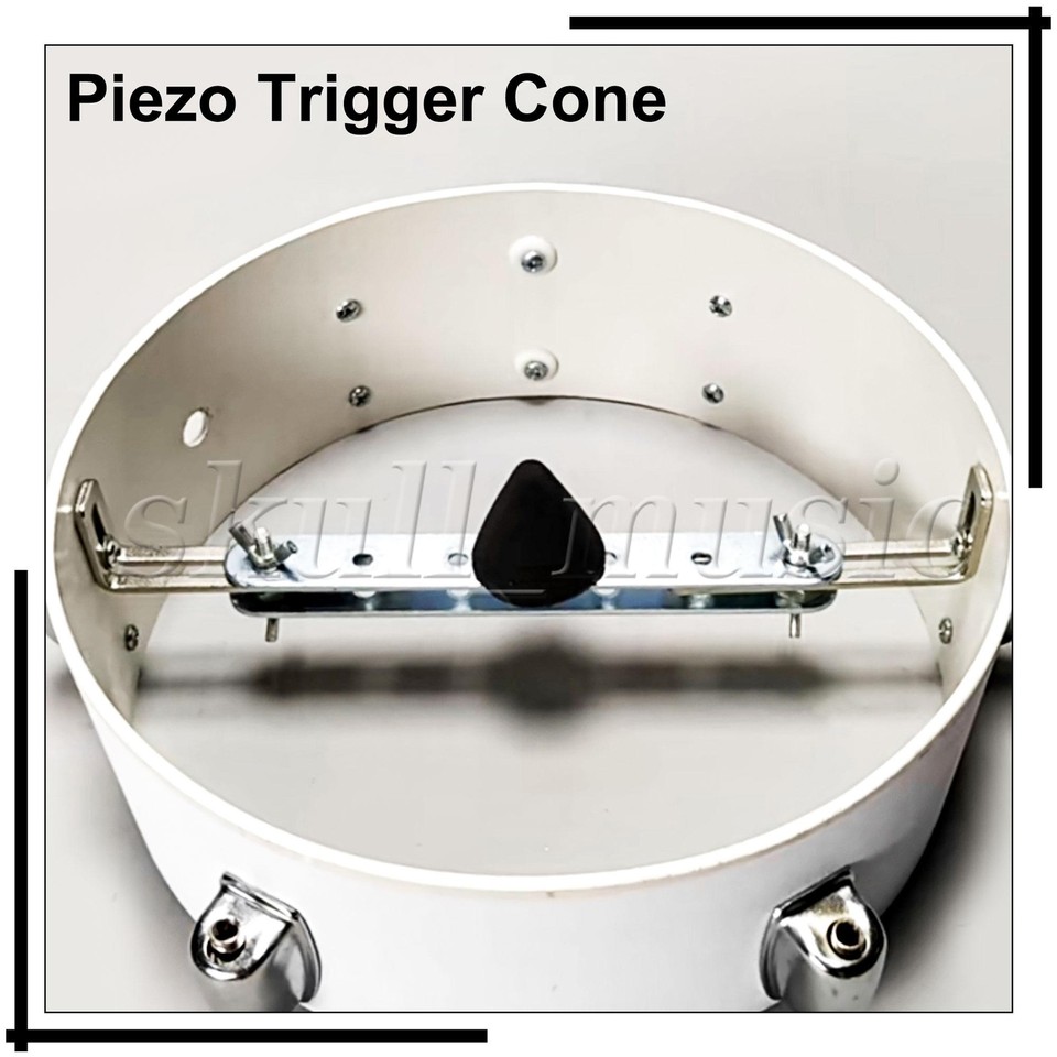 10Pieces Piezo Trigger Cone Cylinder Kit for Electronic Drum Instrument ...