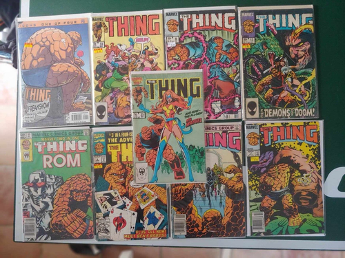 Lot of 9 Vintage THE THING Marvel Comic Books w/ She-Hulk | eBay