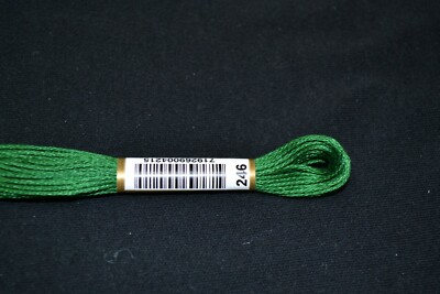 Anchor Cotton Threads for Embroidery Shade 246 Grass Green Very Dark | eBay