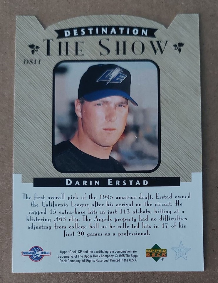 1995 SP Destination The Show Darin Erstad Angels #11 | eBay