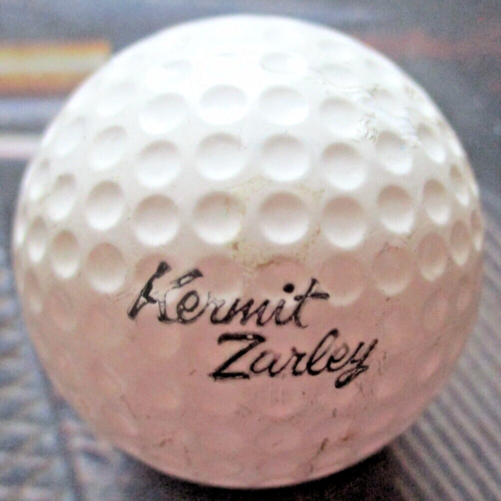 vtg - KERMIT ZARLEY - Signature Golf Ball - Spalding - #3 | eBay