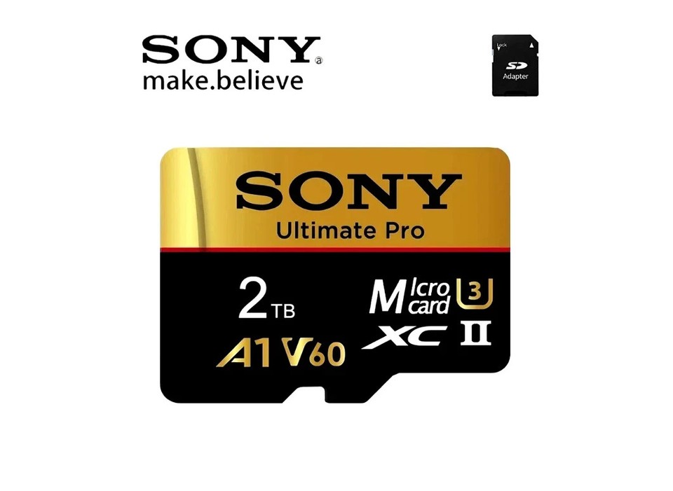 SONY Micro SD Card 2TB 512GB 256GB 128GB TF Memory Card Extreme 1TB U3 ...