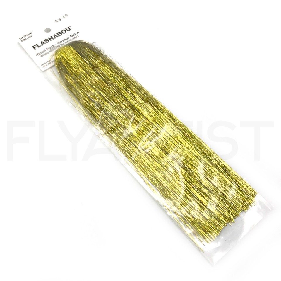HOLOGRAPHIC FLASHABOU - Fly Tying Flash Material Musky Bucktail - 25 ...