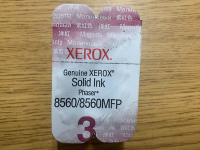 Genuine Xerox 8560/8560MFP Magenta Solid Ink Toner Cartridge Phaser ...