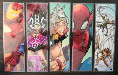 Marvel Avengers Handmade Laminated Bookmark America Thor Hulk Arrow ...