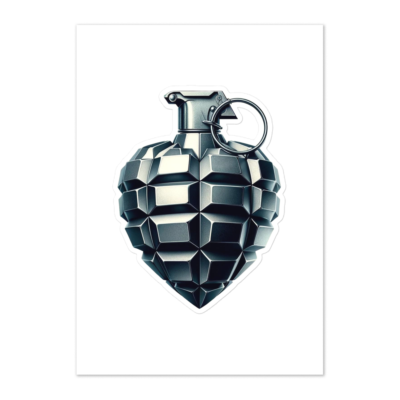 Neo Era Steel Grenade Heart Sticker Sheet | eBay