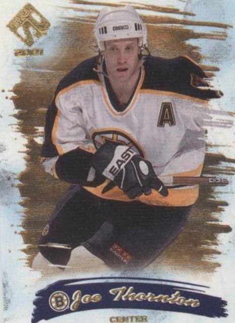 2000-01 Pacific Private Stock - Joe Thornton #3 Artist's Canvas for ...