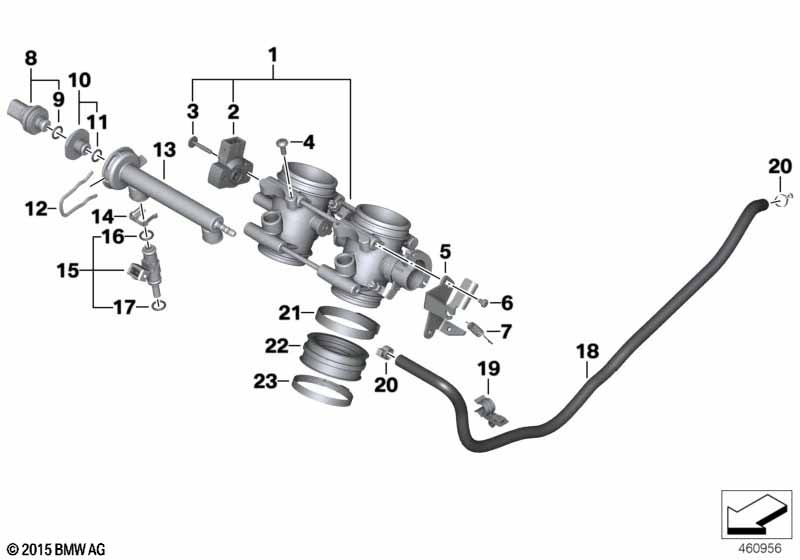 GENUINE BOSCH PETROL GAS FUEL INJECTOR 0280158038 BMW 13617672335 | eBay