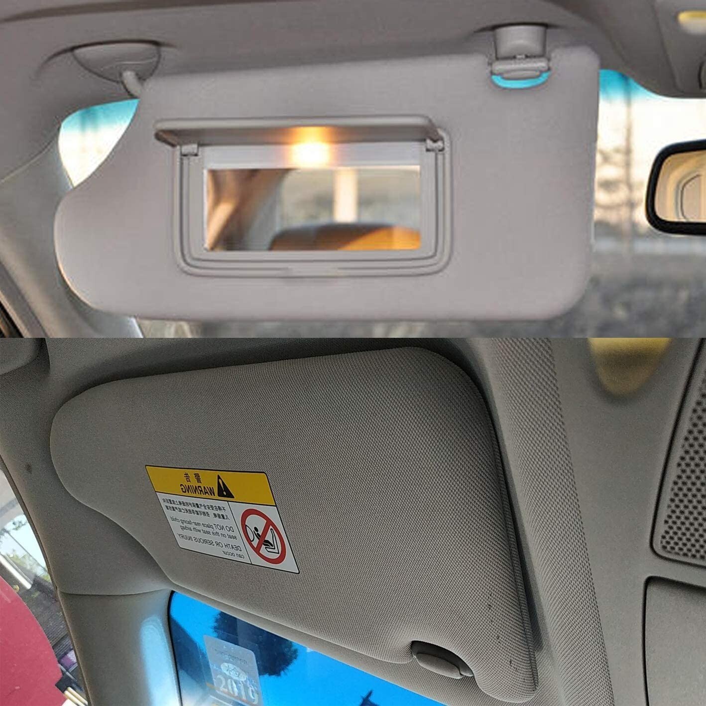 Driver Side Sun Visor With Lamp 964013TA2A For Nissan Altima 2013-2018 ...