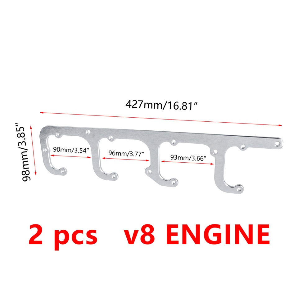 Square Coil Brackets Valve Cover For 5.3L LS LS1 LS3 LS2 LQ4 LQ9 LS6 ...