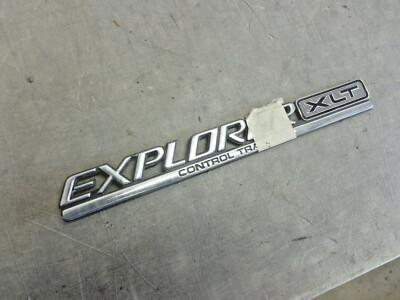 Rear Hatch Emblem Explorer XLT Ford Explorer XLT 4 Dr 4.0 V6 95 96 97 ...