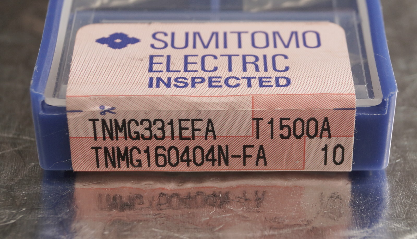 10 Wendeplatten TNMG 160404N-FA T1500A Sumitomo CERMET - Platte für ...