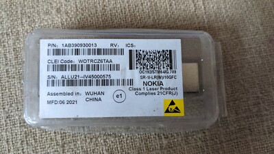 1AB390930013 NOKIA OC192/STM64/G.709/10GE P1/1-2D1/SR1/-LP(W)/10FC/QDR ...