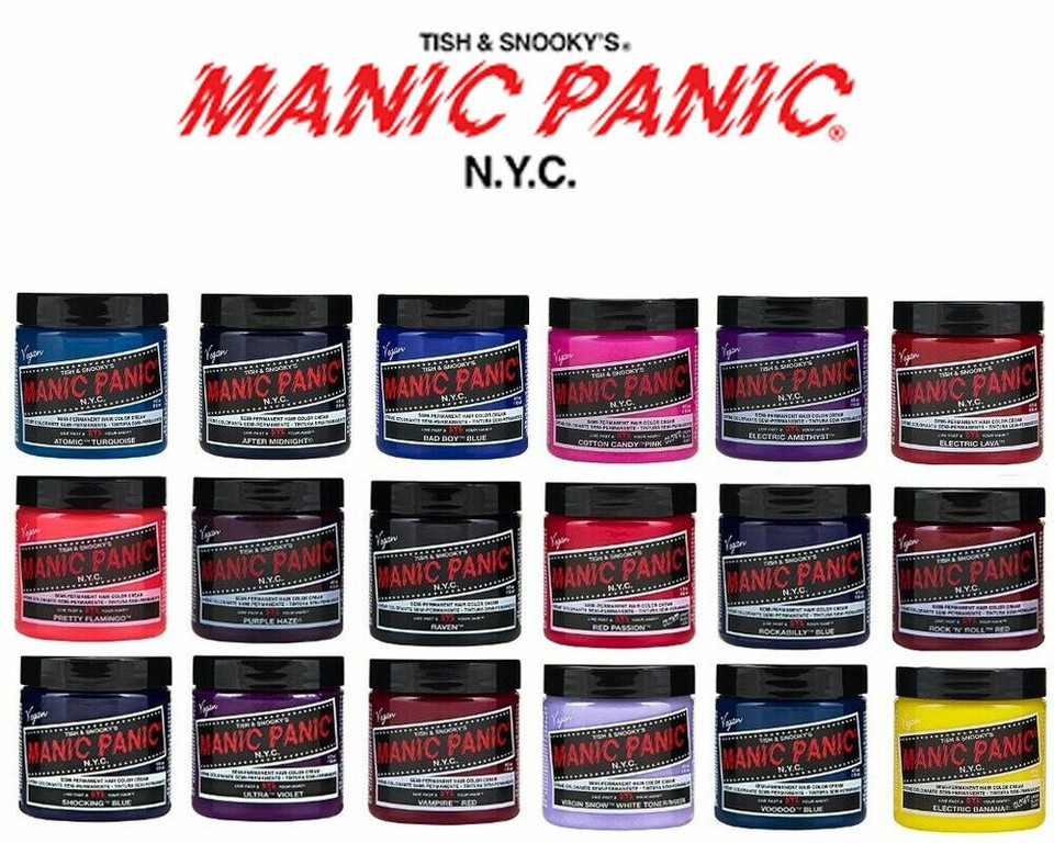 MANIC PANIC CLASSIC SEMI PERMANENT HAIR DYE 118ml All Colours | eBay UK