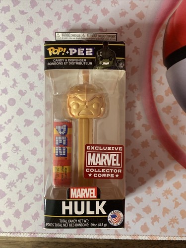 FUNKO POP! PEZ ~ Gold HULK ~ Exclusive MARVEL Collectors Corps ~ NEW in ...